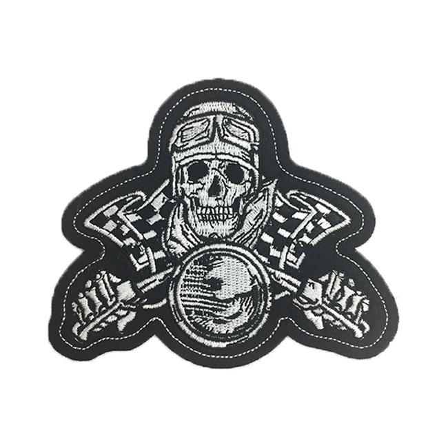 Lethal Threat Vintage Totenkopf Biker Mini Patch